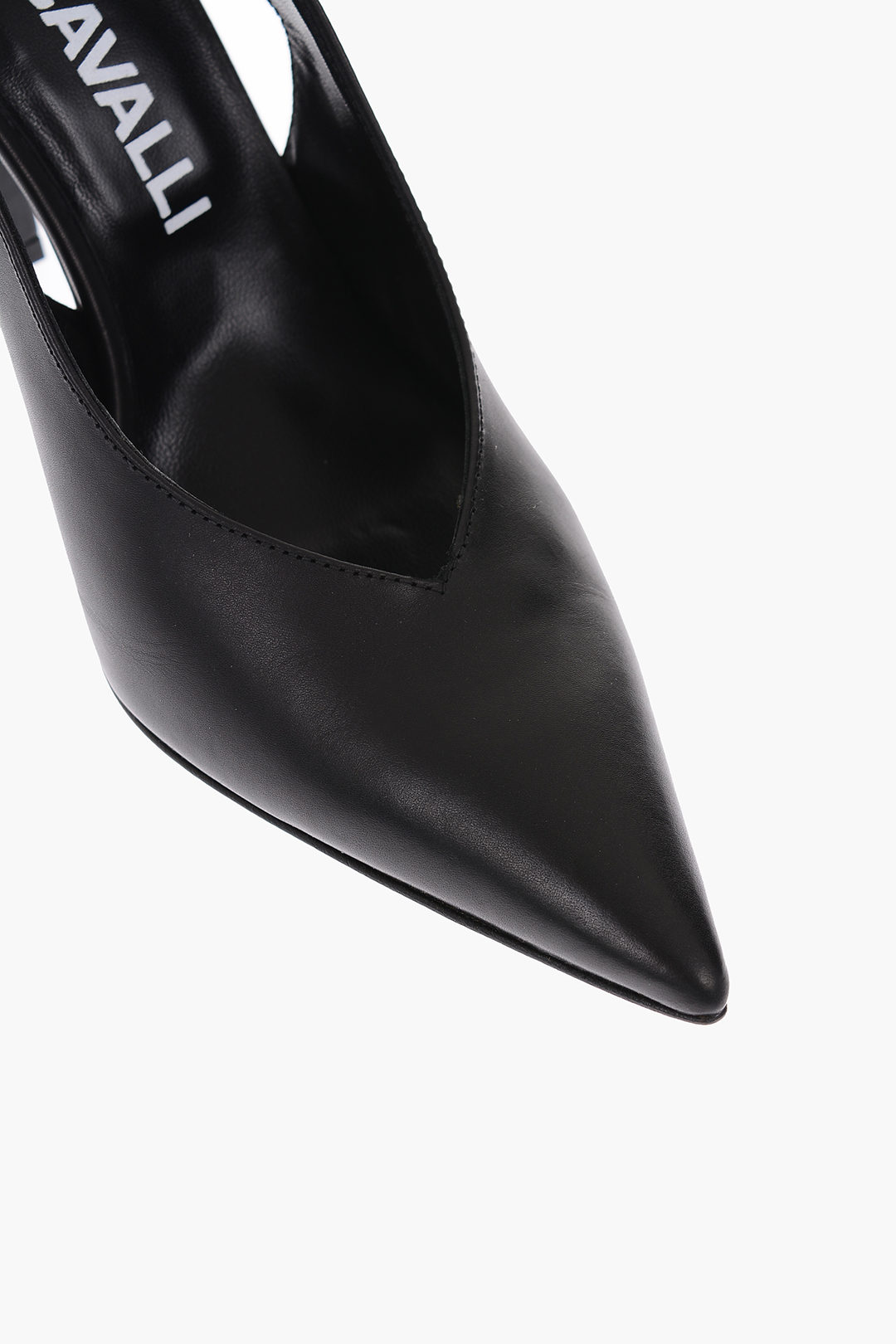 Just Cavalli 10cm leather Spool Heel Slingback pumps women - Glamood Outlet