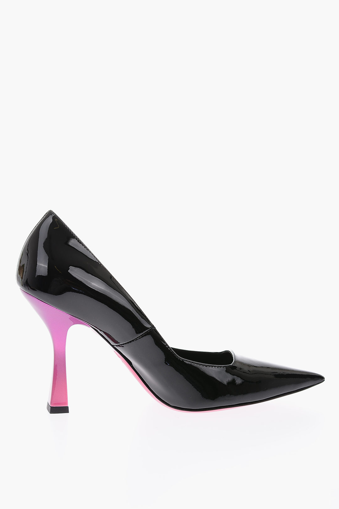 Just Cavalli 10cm patent leather pumps with Spool Heel women - Glamood ...