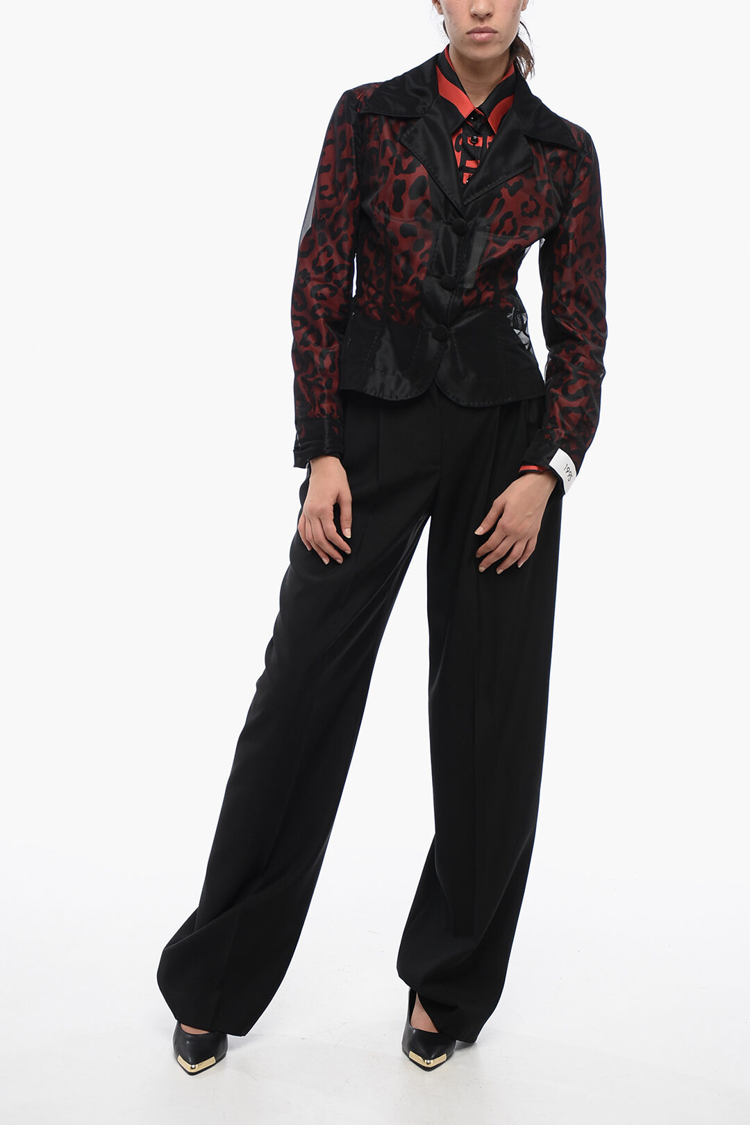 Dolce & Gabbana 1995 Cropped Fit Mesh Blazer damen - Glamood Outlet