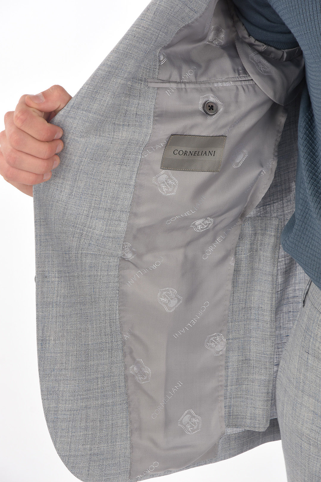 Corneliani 2 Button Half-lined Suit with Flap Pockets men - Glamood Outlet