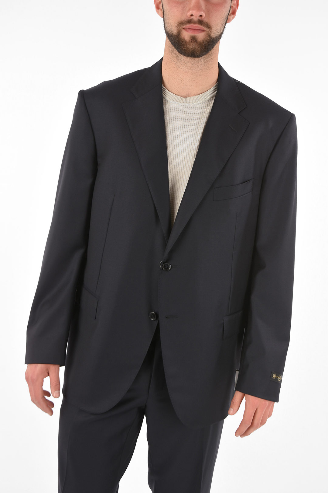Corneliani 2 Button LEADER Flap Pocket Suit men - Glamood Outlet