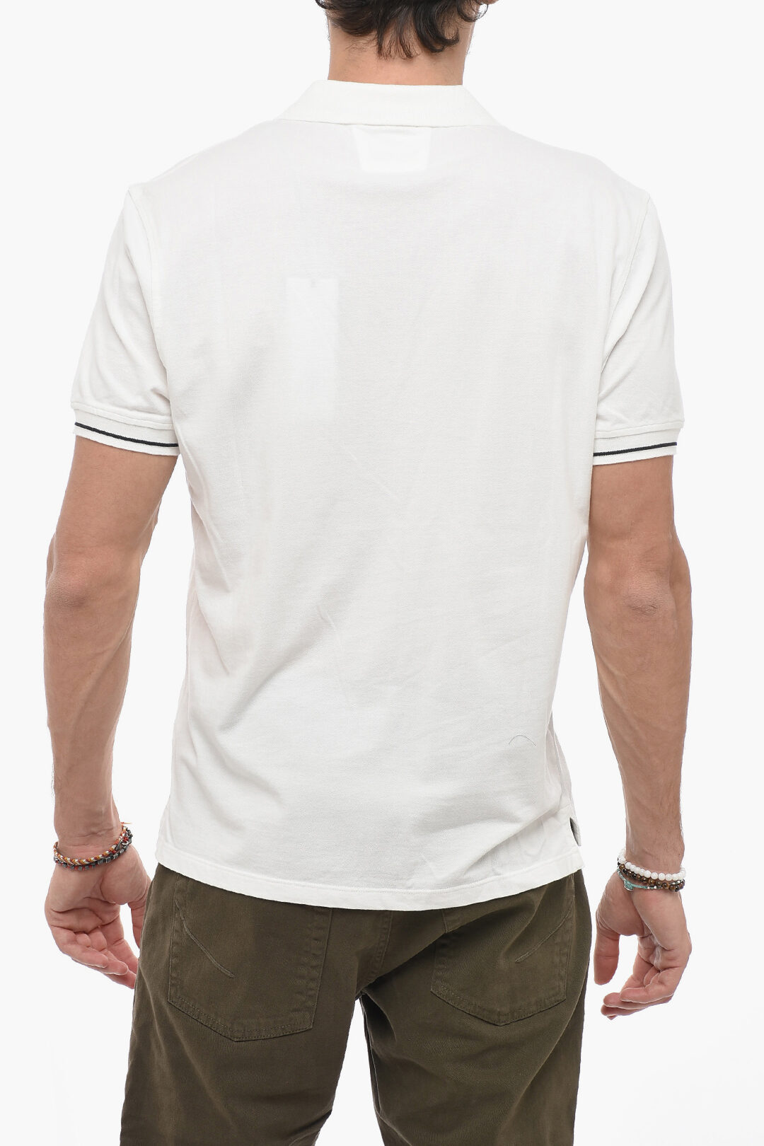 CP Company 2-Buttons Piquet Cotton TACTING Polo Shirt men - Glamood Outlet