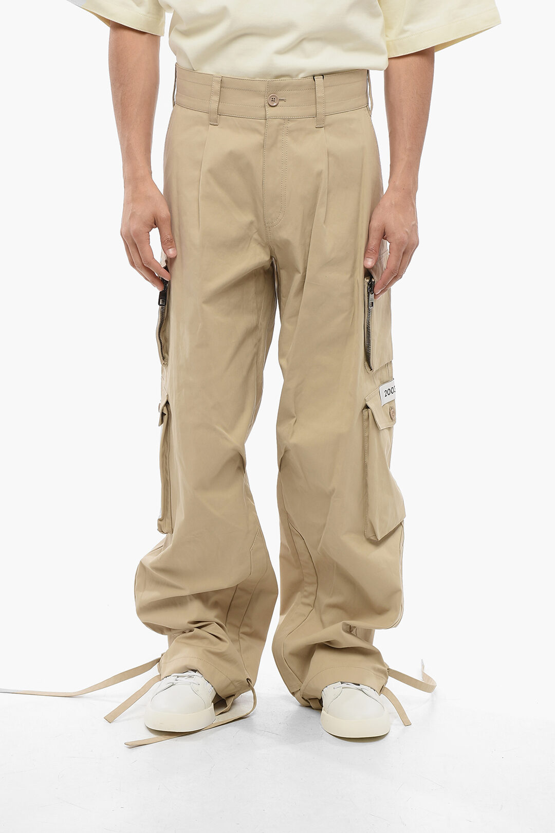 Dolce & Gabbana 2003 Cotton Cargo Pants with Drawstringed Ankle men ...