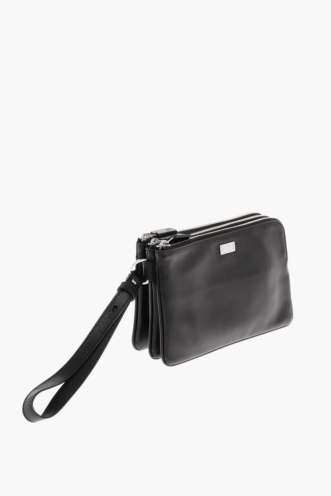 Corneliani 3 Compartment Leather Book Pouch men - Glamood Outlet