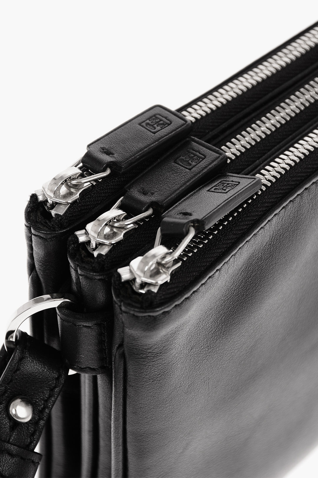 Corneliani 3 Compartment Leather Book Pouch men - Glamood Outlet