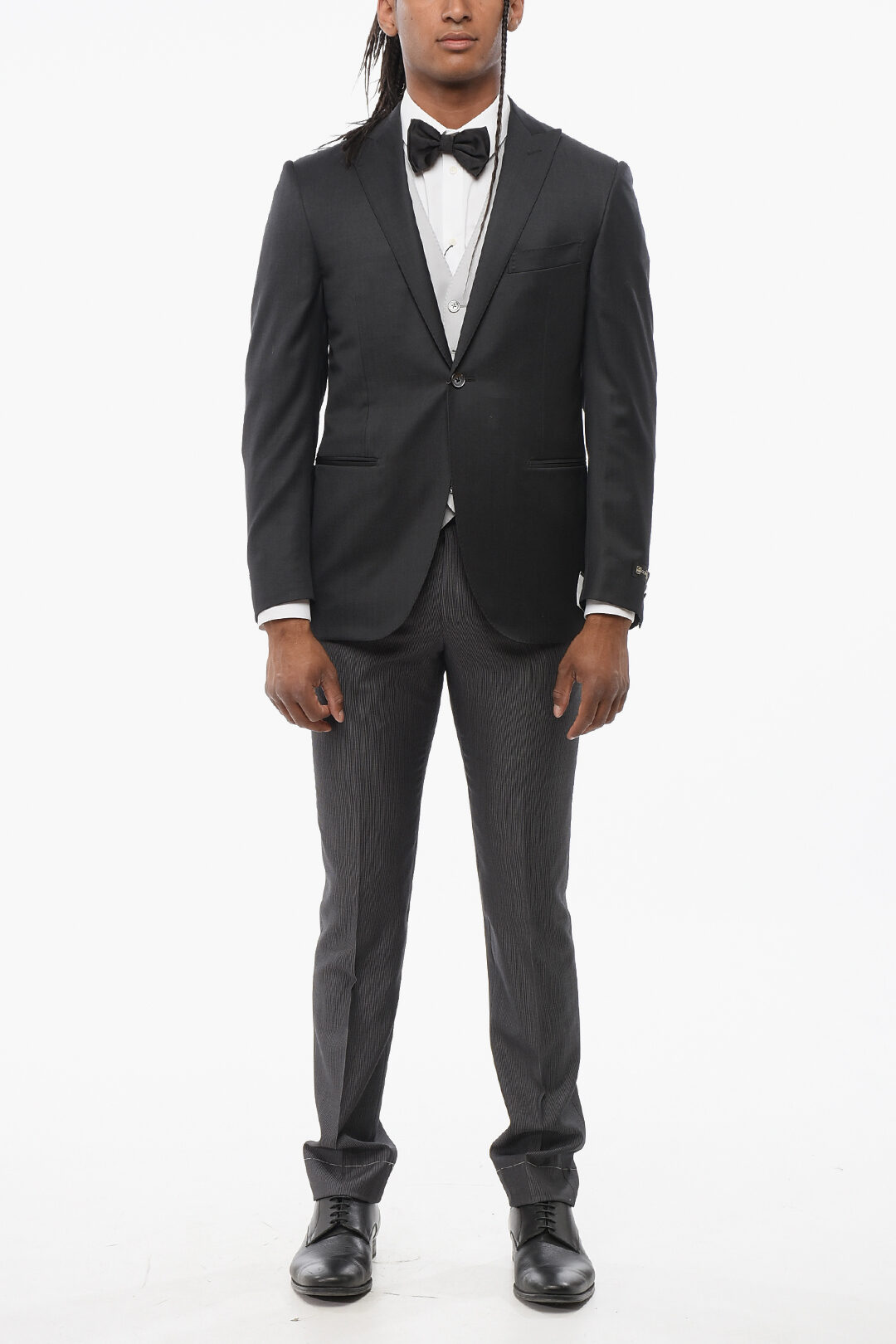 Corneliani 3-Piece CERIMONIA LEADER Suit with Pinstriped Pants men ...