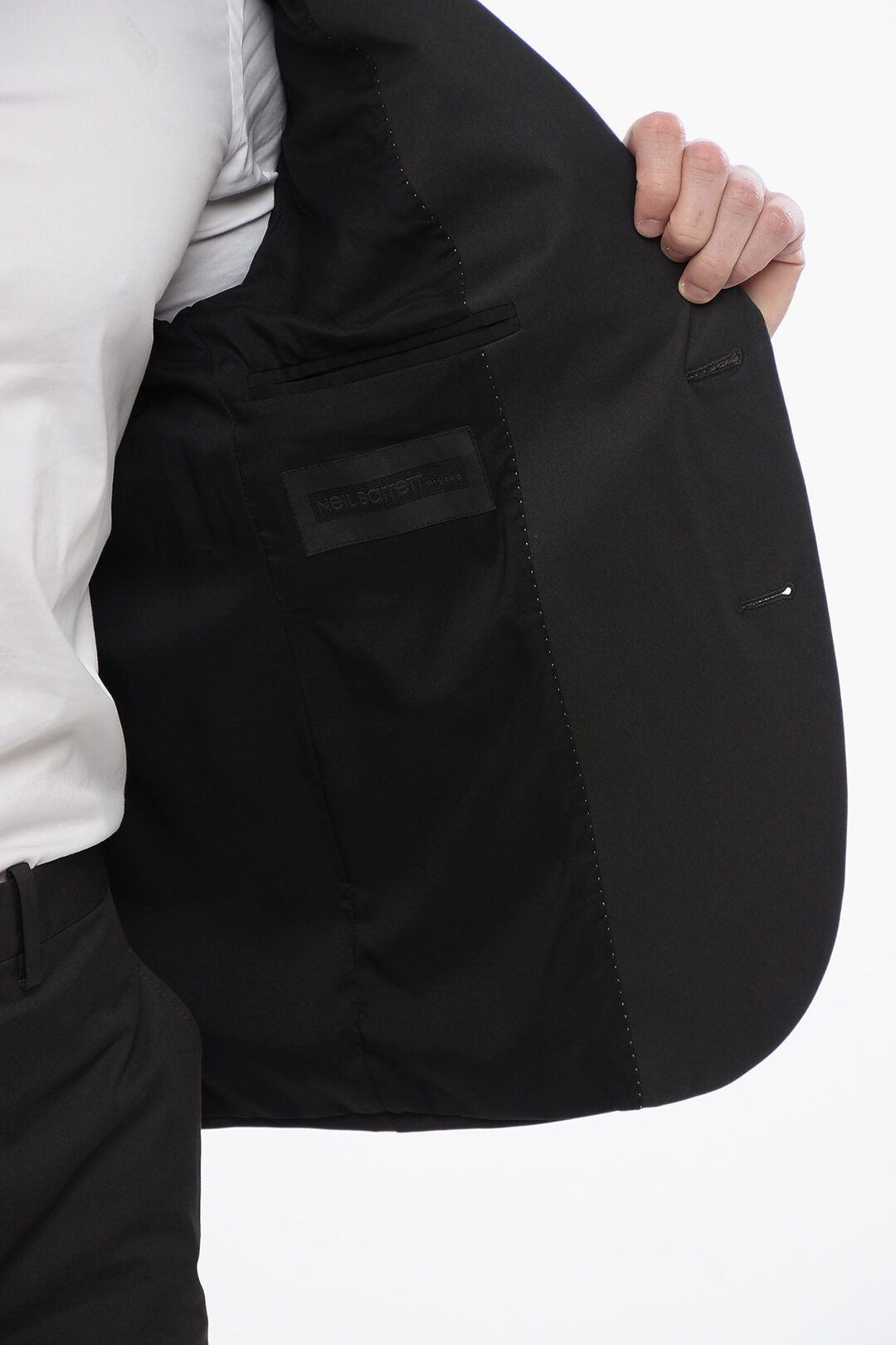 Neil Barrett 3-Pocketed Tech Cotton Suit with Notch Lapel men - Glamood ...