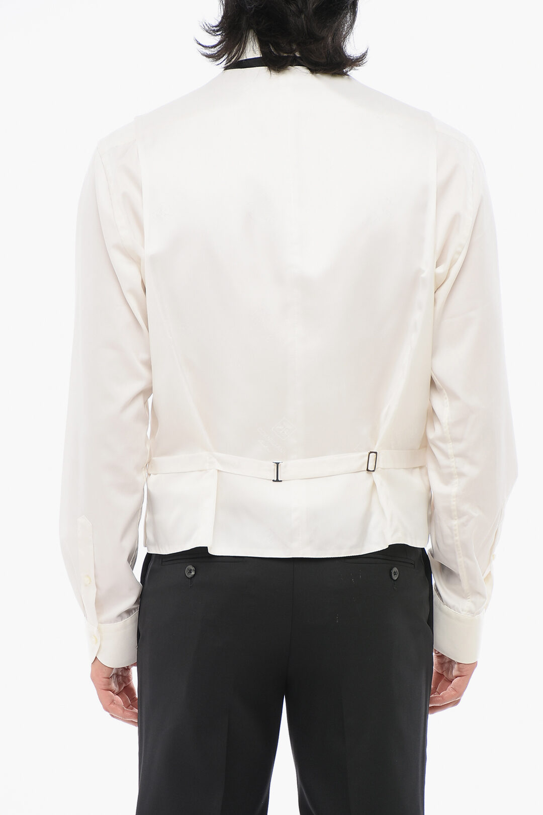 Corneliani 4 Buttons Silk Vest With Jetted Pockets men - Glamood Outlet