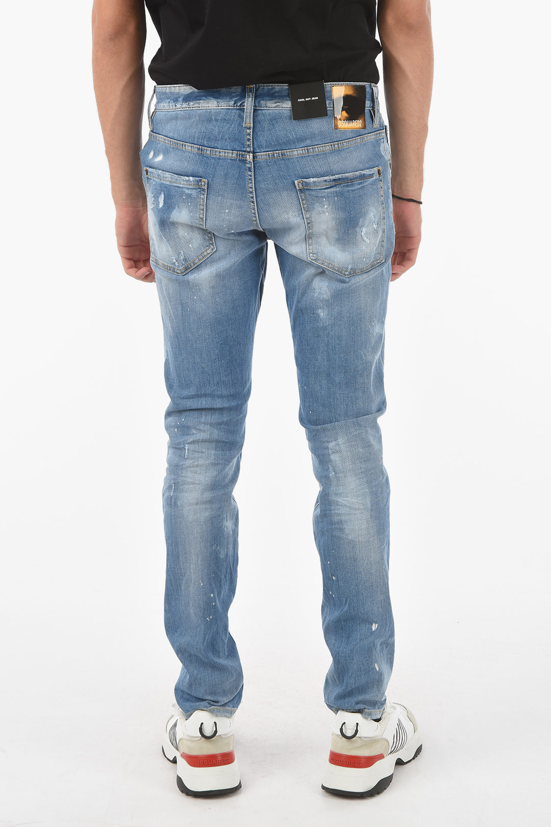 Dsquared2 5 Pocket COOL GUY FIT Distressed Denims men - Glamood Outlet