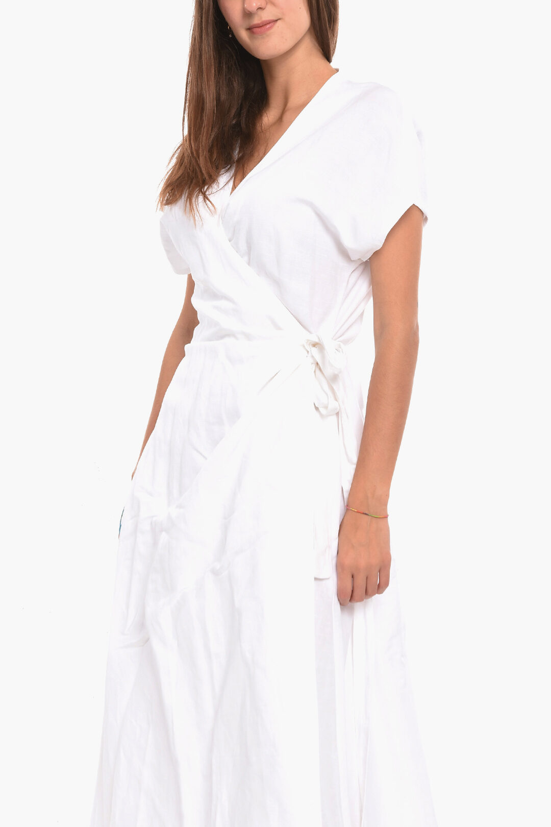 Altea Abito ANGEL in Misto Lino con Scollo a V donna - Glamood Outlet