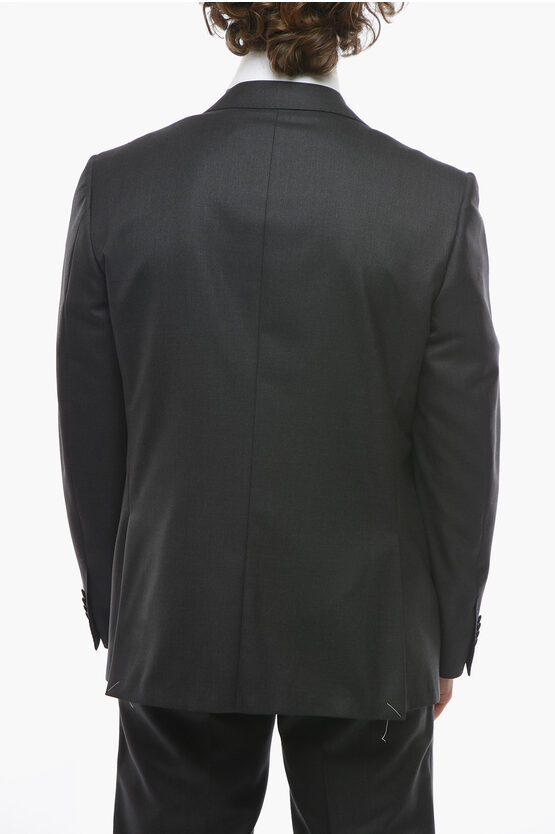 Corneliani Abito in Lana Vergine MANTUA con Tasche ad Aletta uomo ...