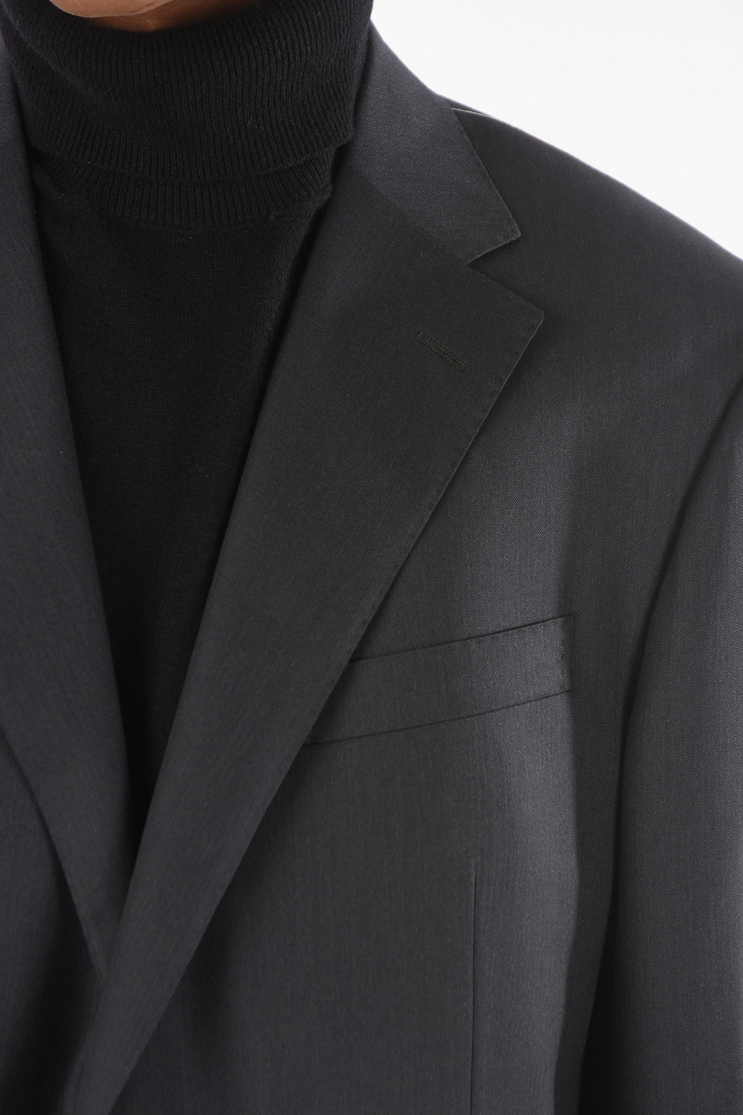 Corneliani Abito LEADER in Motivo Herringbone con Revers Classico uomo ...