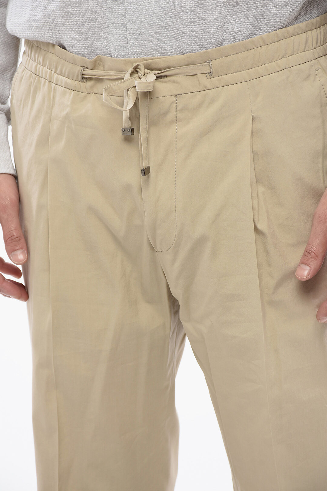 Corneliani ACADEMY Chino Pants with Drawstring men - Glamood Outlet