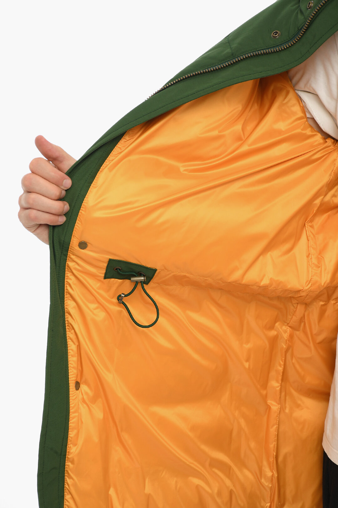 Woolrich AIME' LEON DORE Front Buttoning Solid Color Down Woolrich AIME' LEON DORE Front Buttoning Solid Color Down