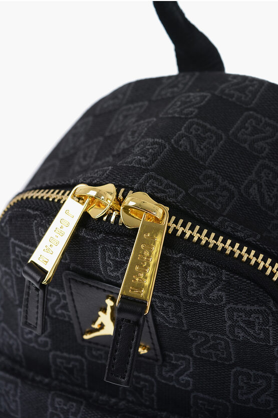 Nike AIR JORDAN Fabric Mini Backpack with All-Over Monogram unisex men ...
