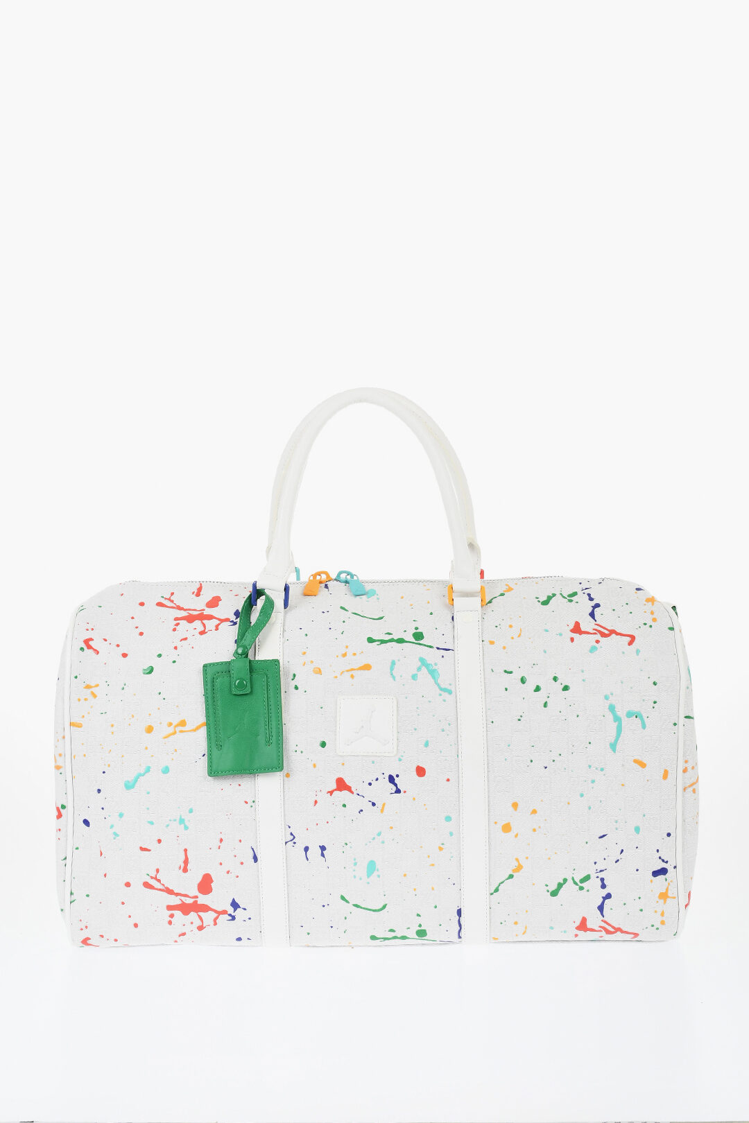 Nike AIR JORDAN Painting Effect Duffle Bag with All-Over Monogram ...