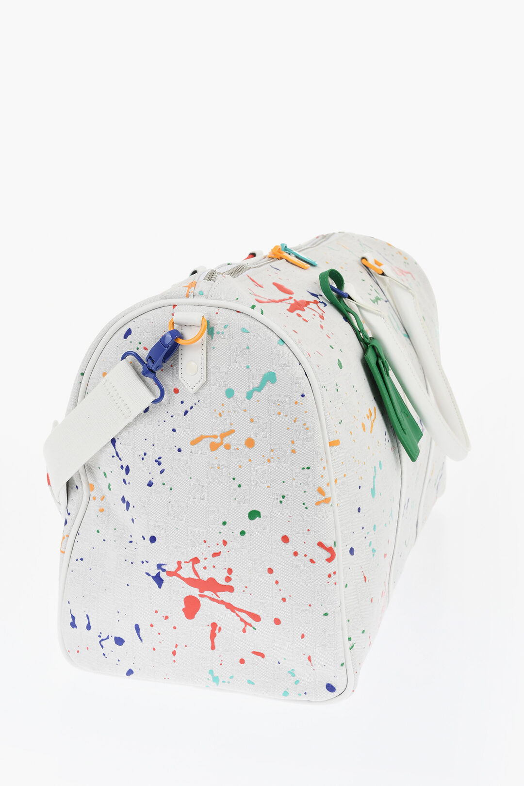 Nike AIR JORDAN Painting Effect Duffle Bag with All-Over Monogram ...