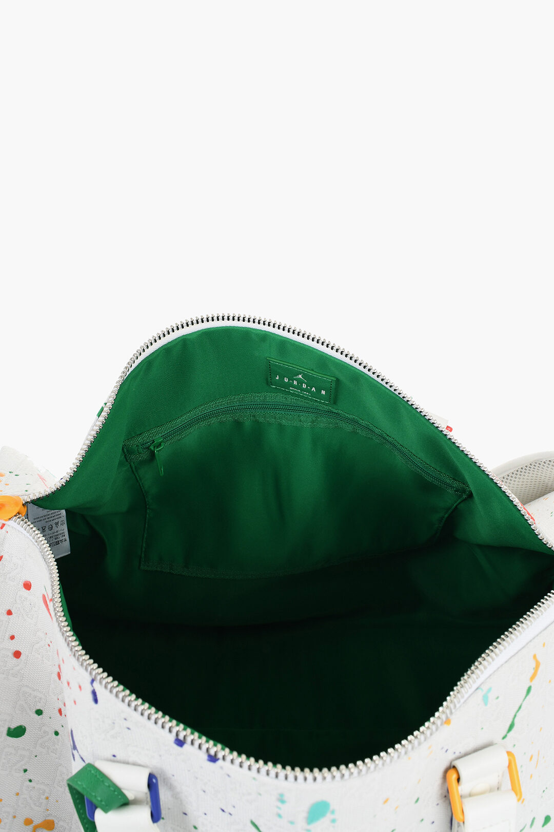 Nike AIR JORDAN Painting Effect Duffle Bag with All-Over Monogram ...