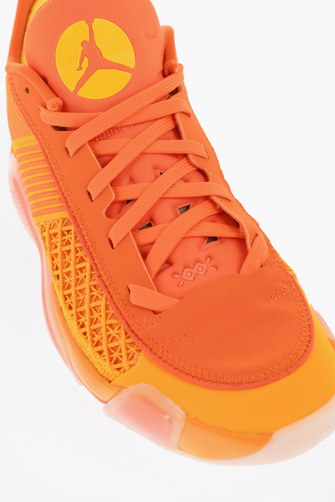 Nike AIR JORDAN Two-Tone Fabric and Rubber XXXVIII Low-Top Sneakers ...