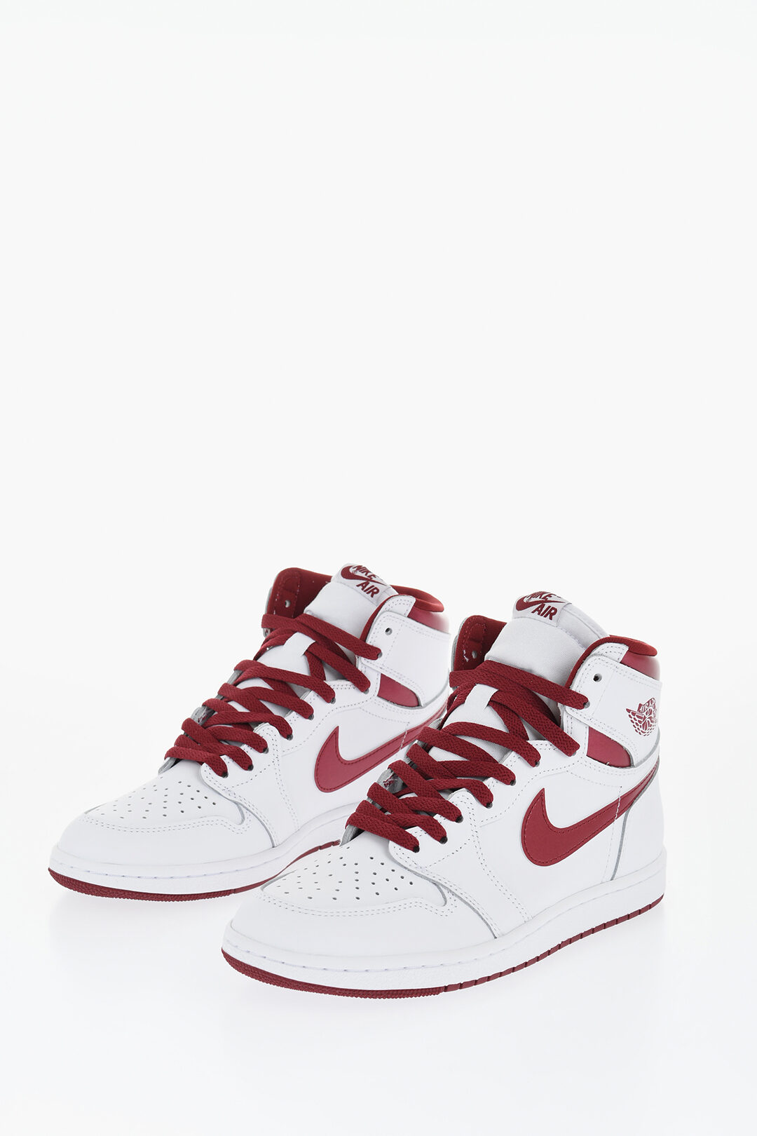 Nike AIR JORDAN Two-Tone Leather 1 HI 85 High-Top Sneakers men ...