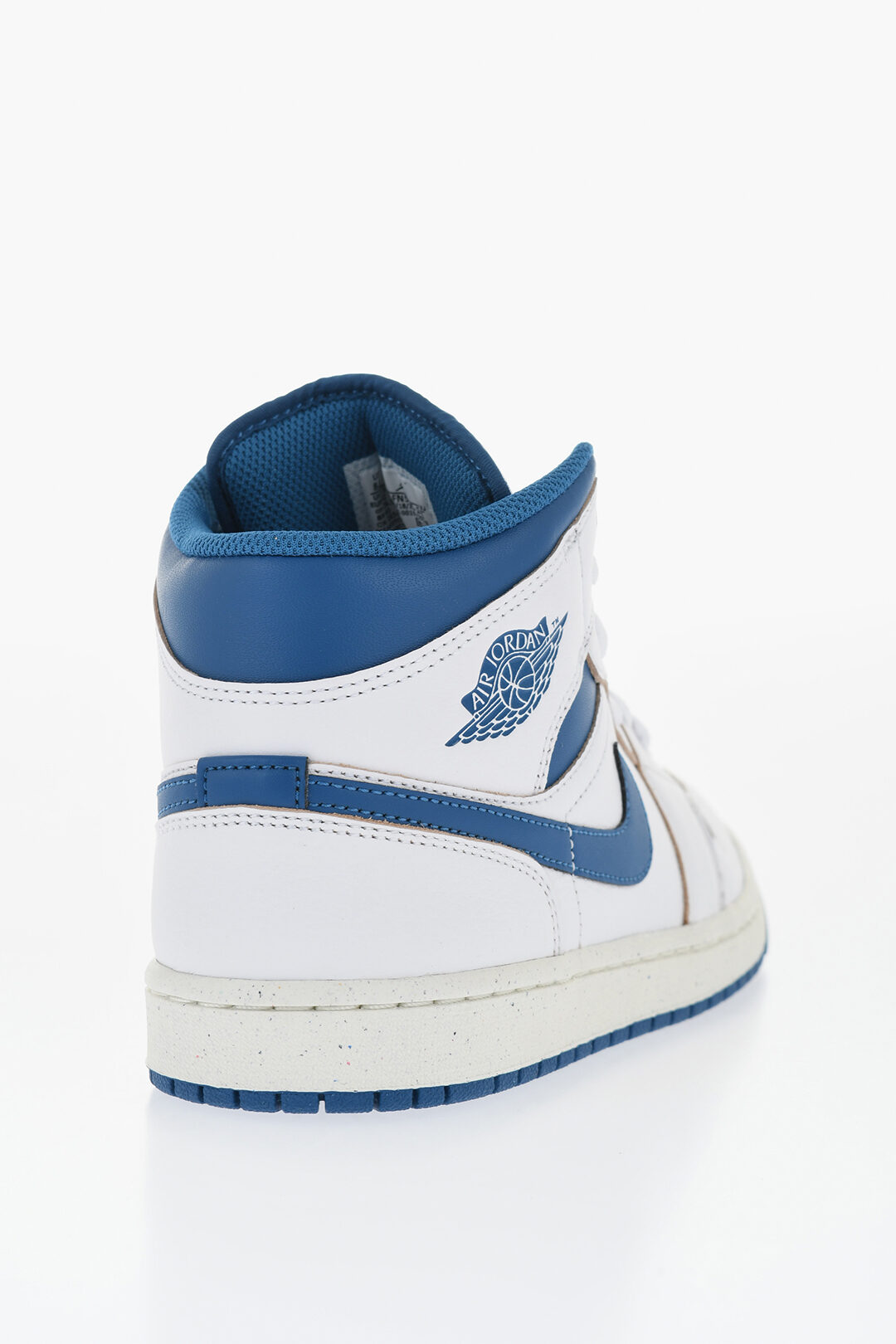 Nike AIR JORDAN Two-Tone Leather 1 MID SE High-Top Sneakers men ...