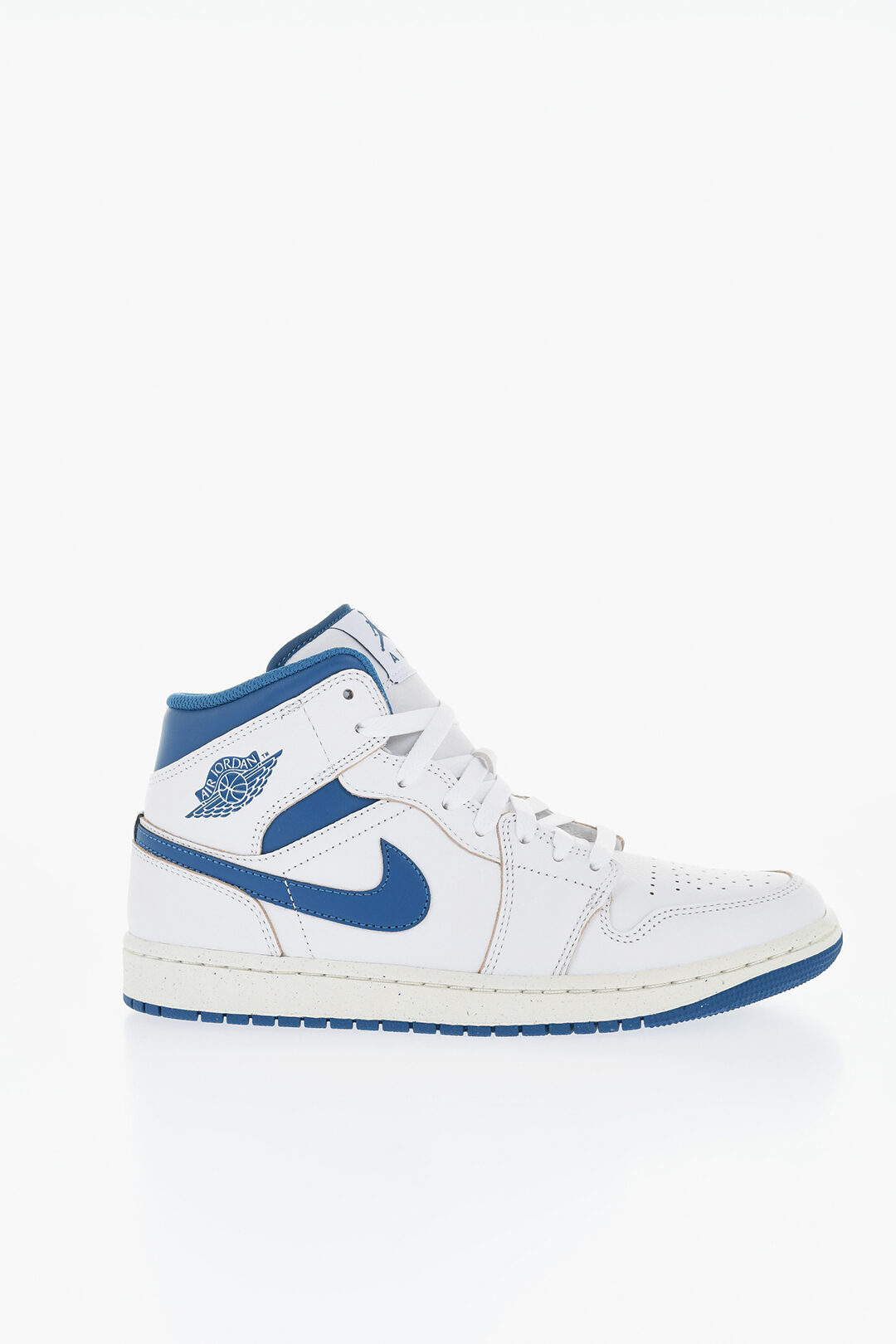 Nike AIR JORDAN Two-Tone Leather 1 MID SE High-Top Sneakers men ...