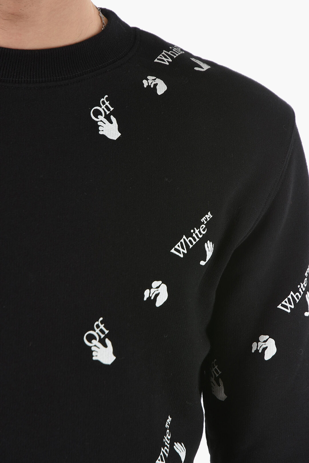 Off-White All Over Logo Crew-neck Sweatshirt men - Glamood Outlet