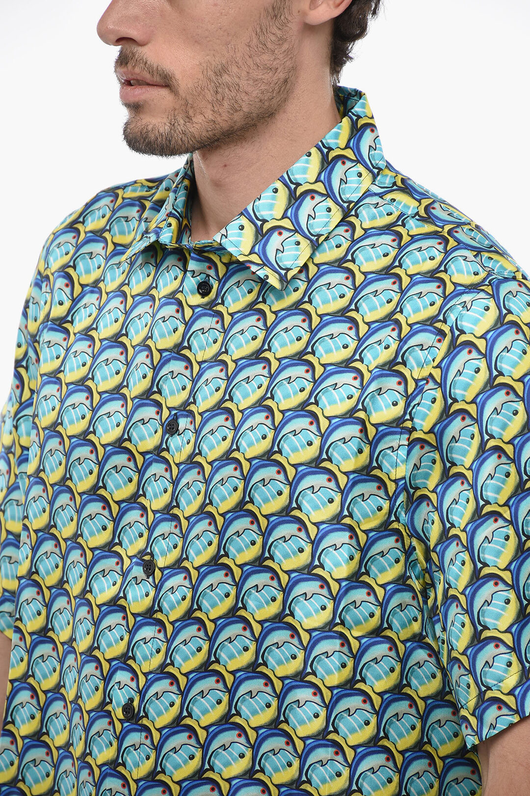 Botter All-Over Printed Silk Shirt men - Glamood Outlet