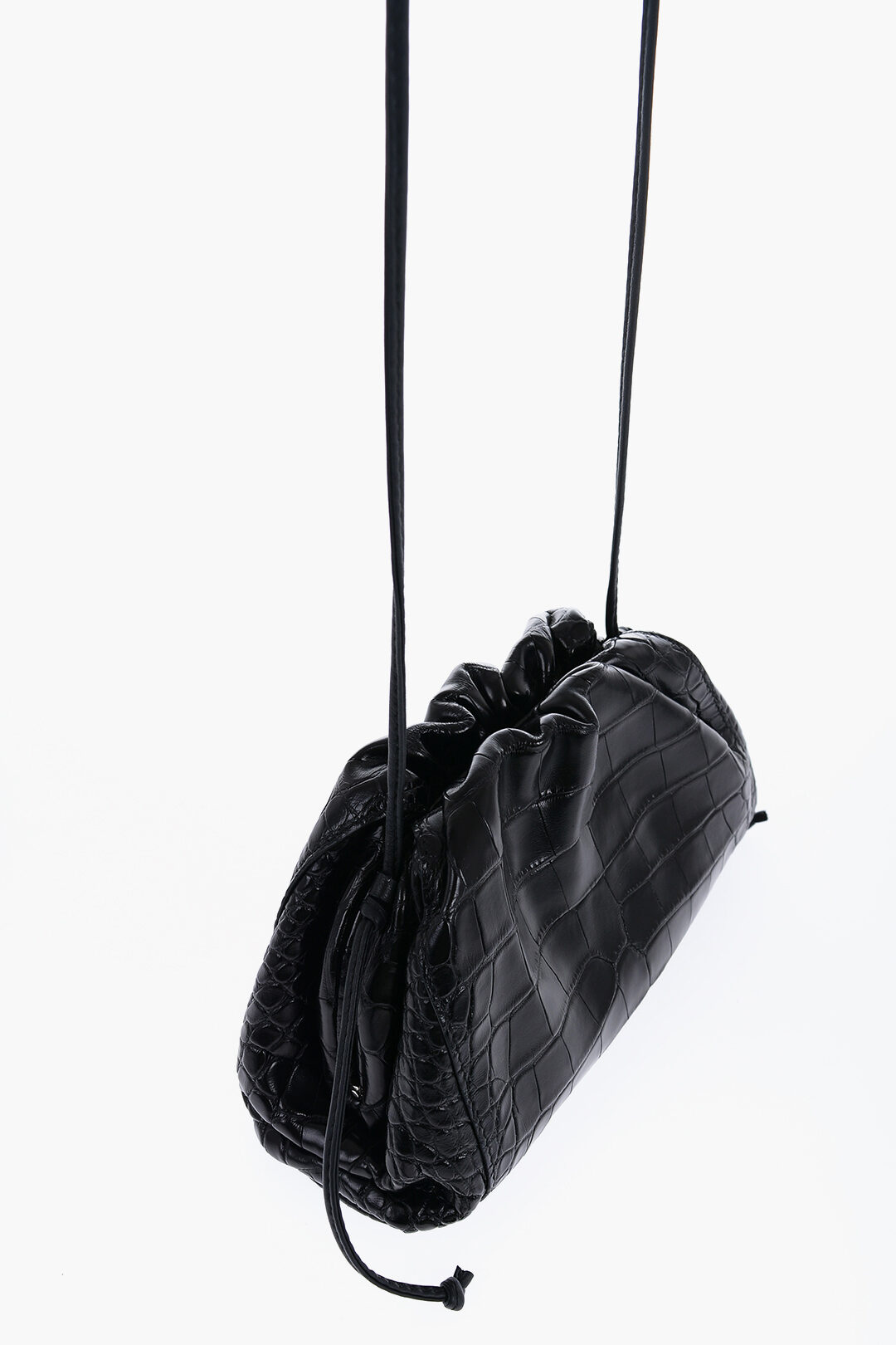 Bottega Veneta Alligator Skin Pouch with Magnetic Closure women ...