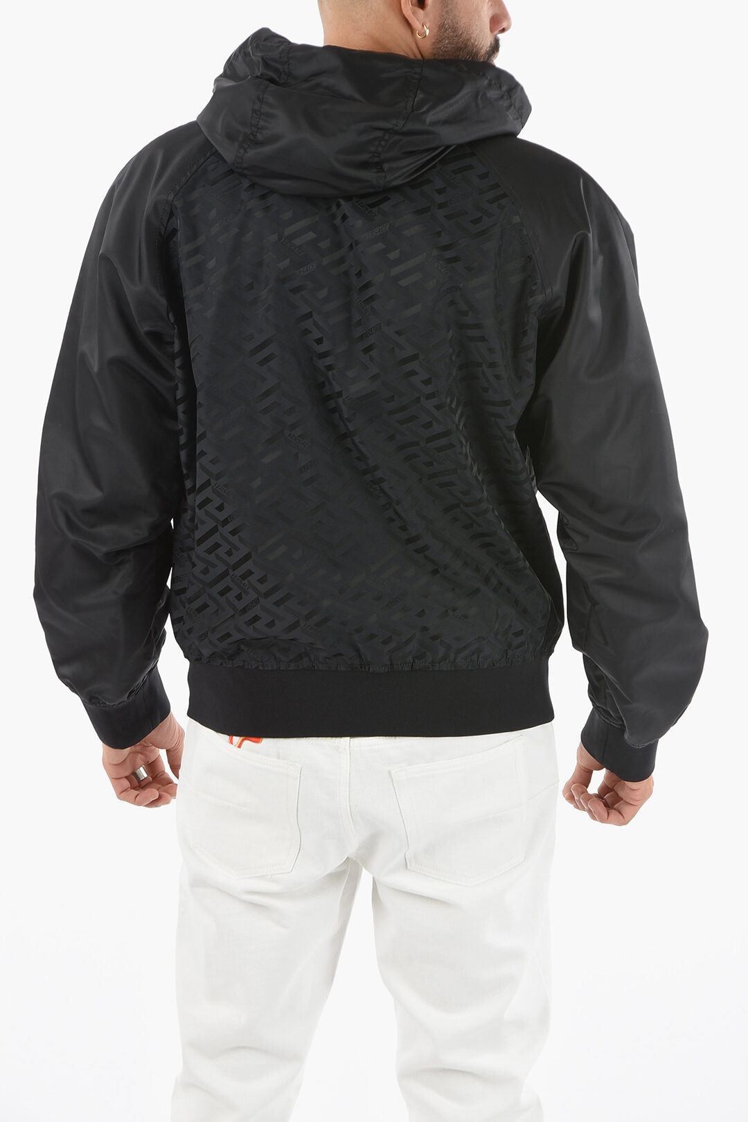 Versace Allover Printed MONOGRAM Windbreaker men - Glamood Outlet