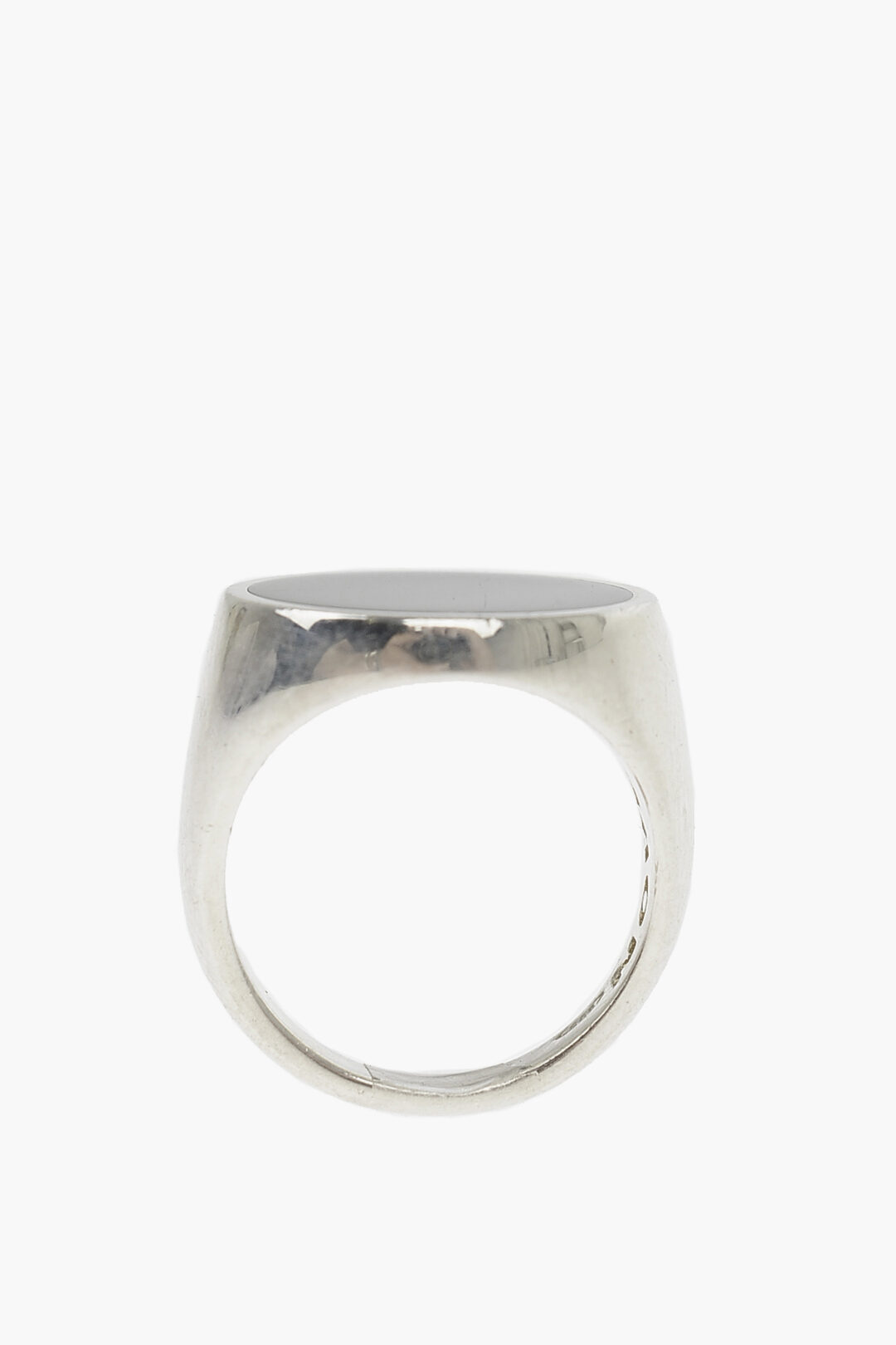 NOVE25 Anello Chevalier Tondo Smaltato unisex uomo donna - Glamood Outlet