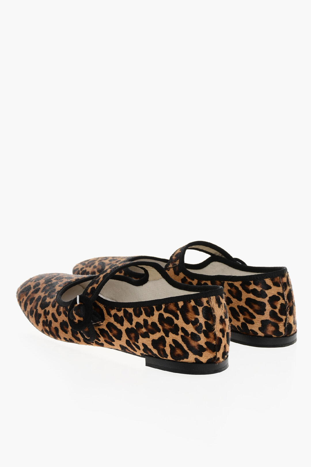 Repetto Animal-Print Calf Hair Mary Jane Ballet Flats GEORGIA women ...
