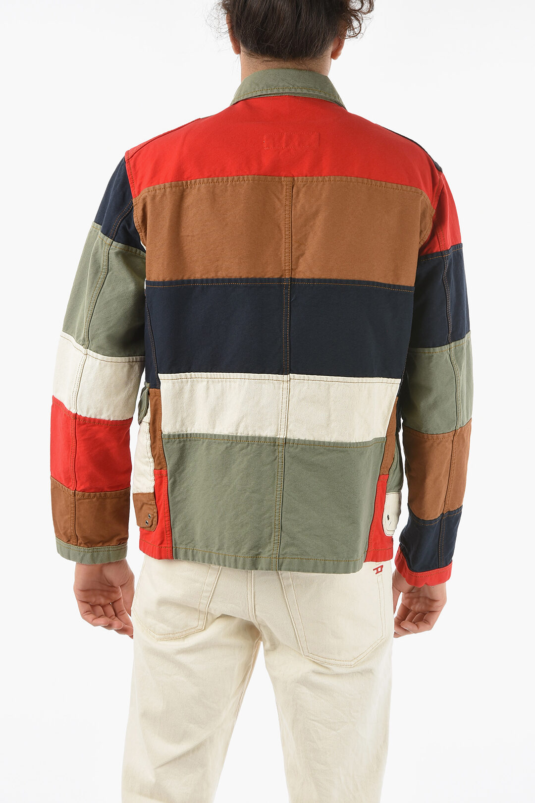 Fay Archive 021 Patchwork Cotton Parka Men Glamood Outlet
