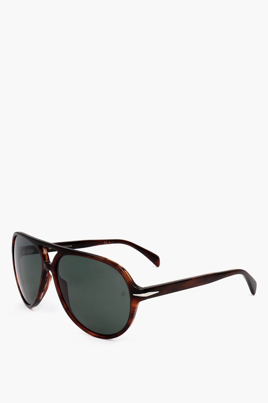 David Beckham Aviator Sunglasses with Tortoiseshell Frame herren ...