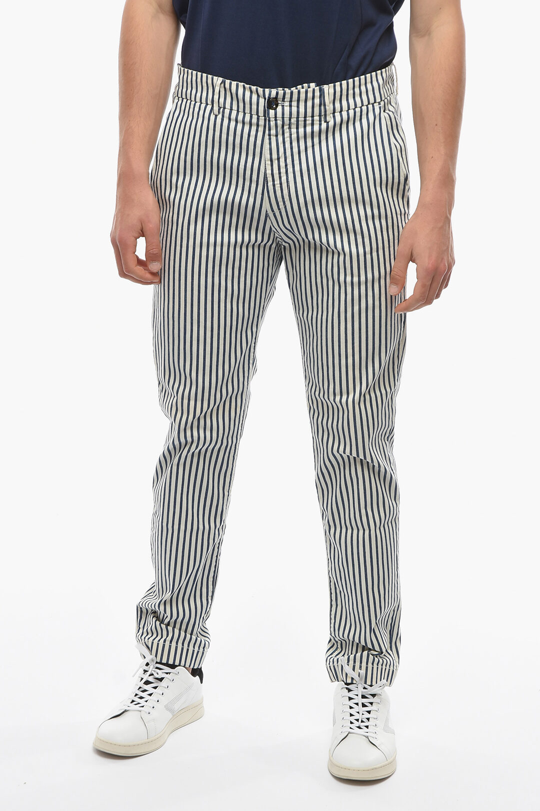 Cruna Awning Striped Tapered Fit MARAIS Chino Pants men - Glamood Outlet