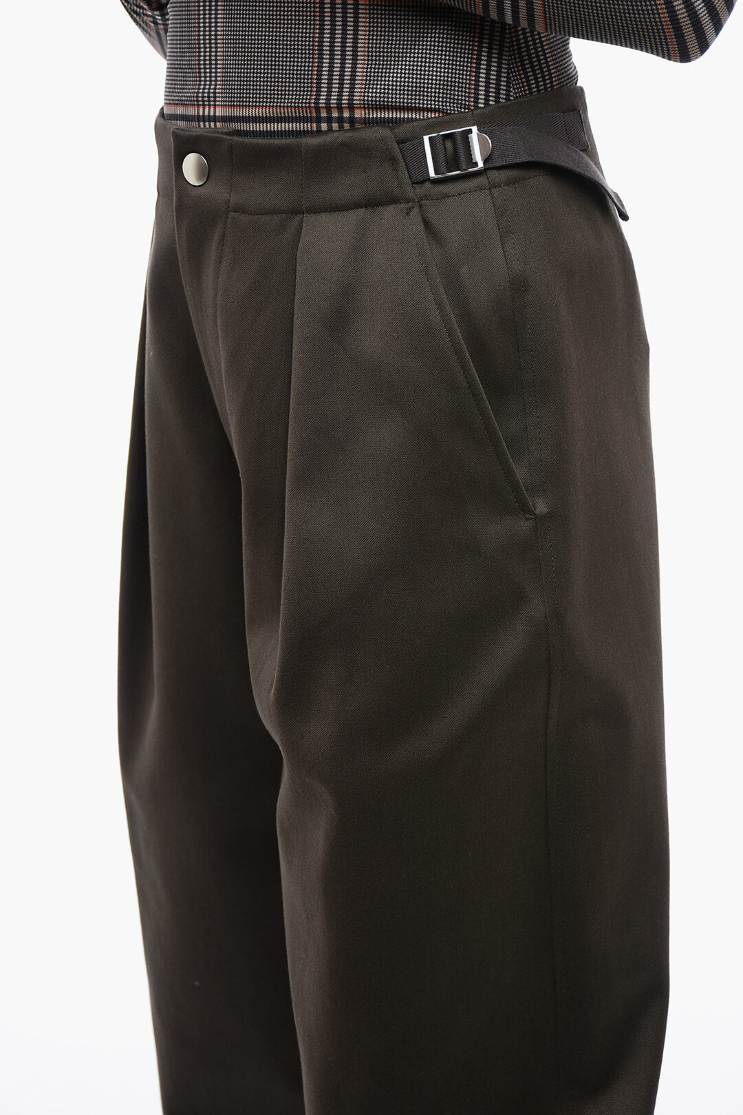 Burberry Balloon-Fit Two-Pleat Trousers with Martingale women - Glamood ...