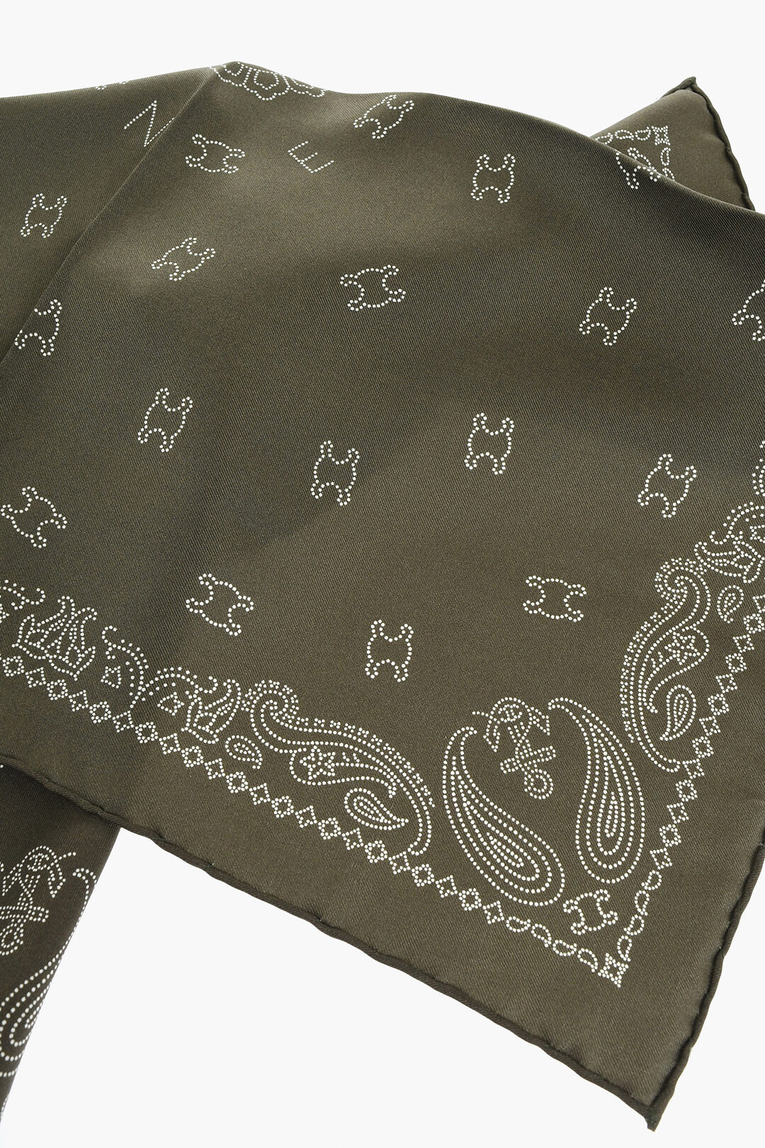 Celine Bandana Motif Silk Pocket Square women - Glamood Outlet