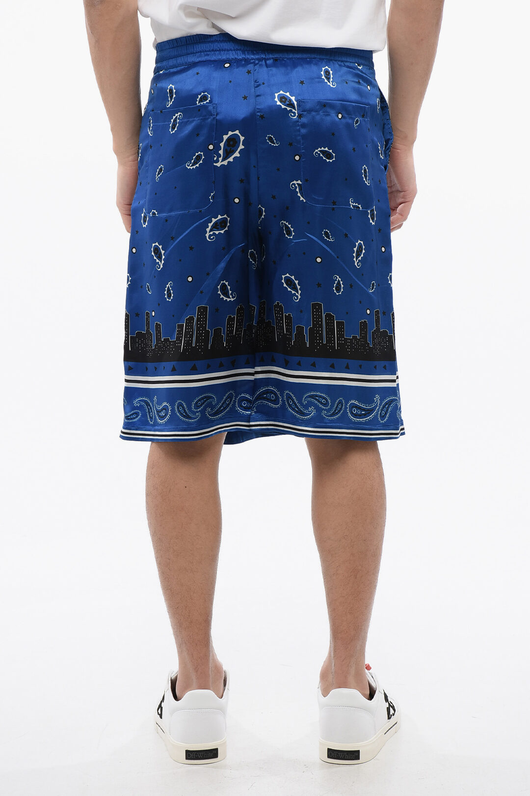 Off-White Bandana Print Shorts men - Glamood Outlet