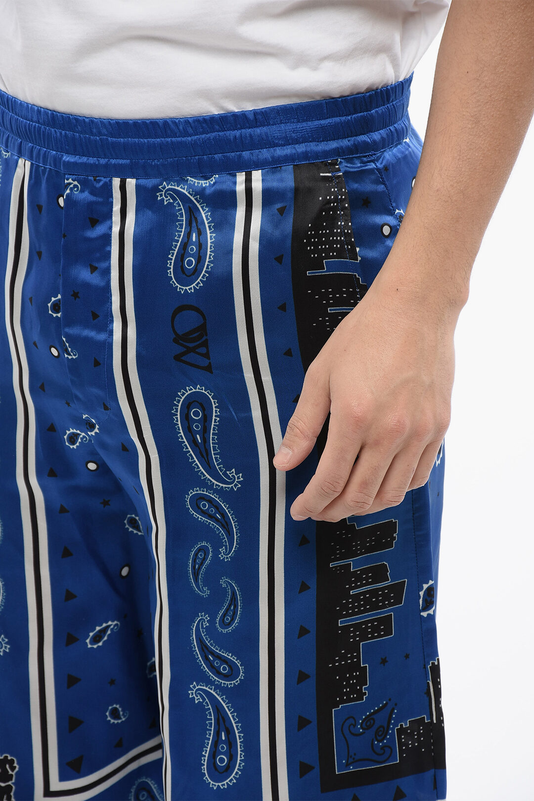 Off-White Bandana Print Shorts men - Glamood Outlet
