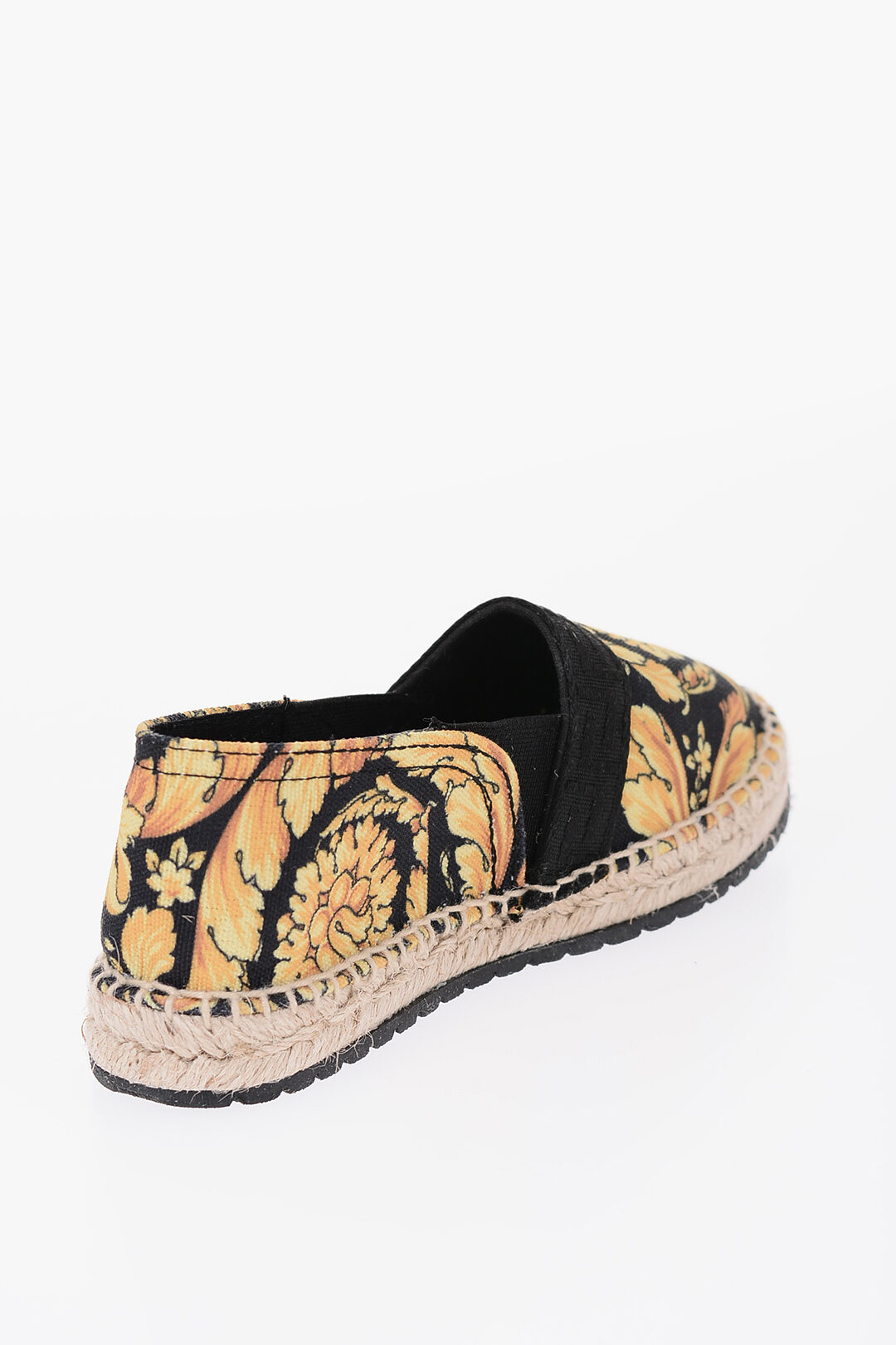 Versace Kids Baroque Motif Canvas Espadrilles girls - Glamood Outlet