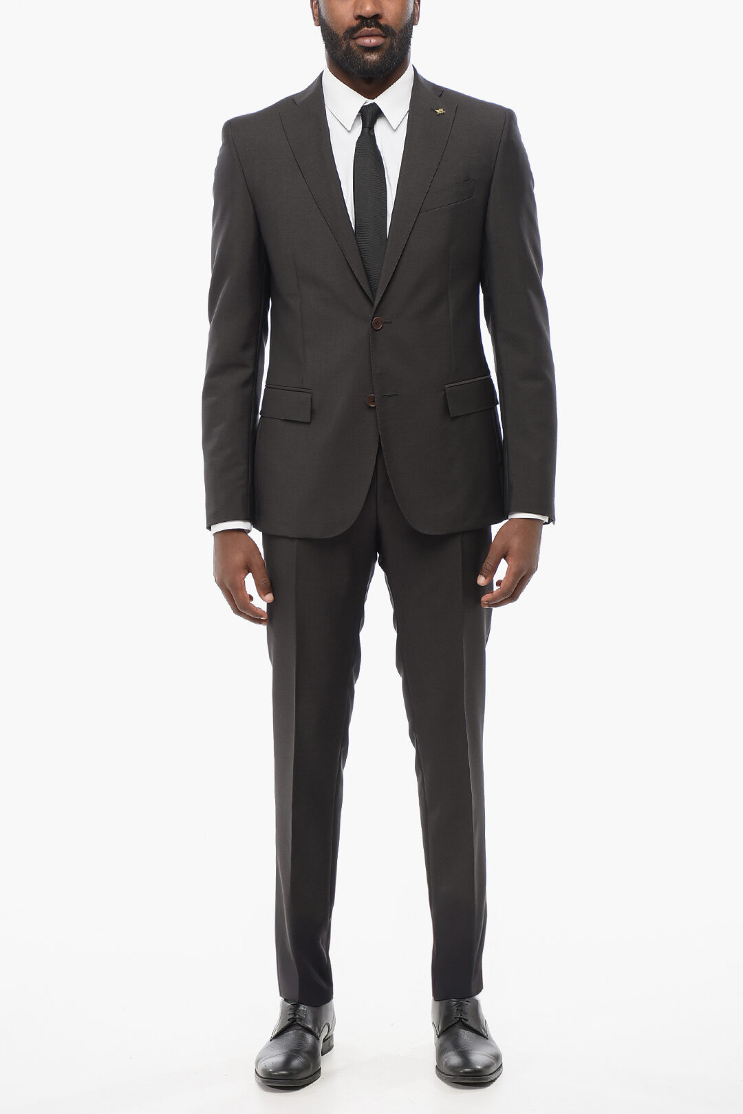 Corneliani Blanded Merino Wool REFINED Suit with Flap Pockets men ...