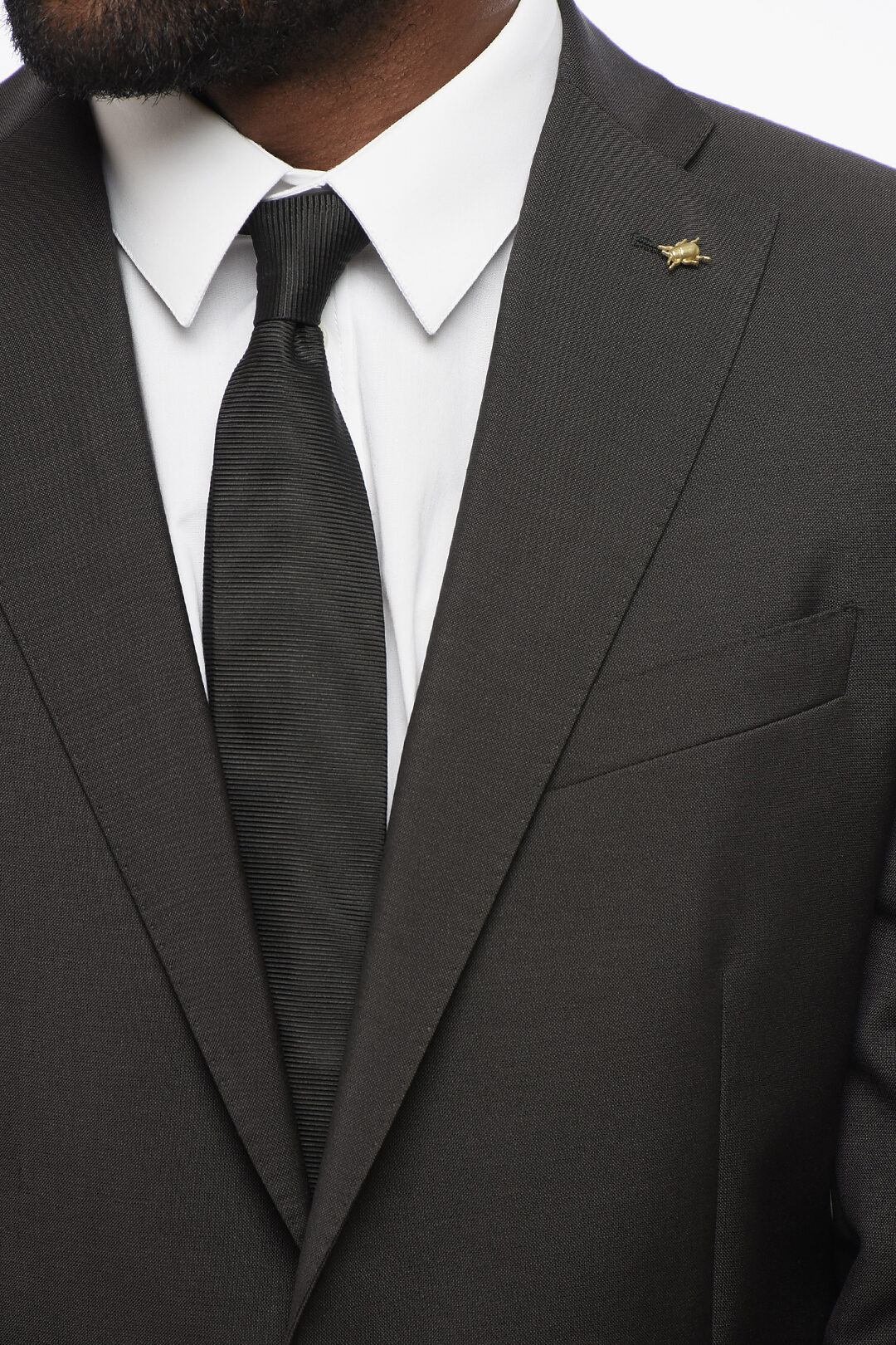 Corneliani Blanded Merino Wool REFINED Suit with Flap Pockets men ...