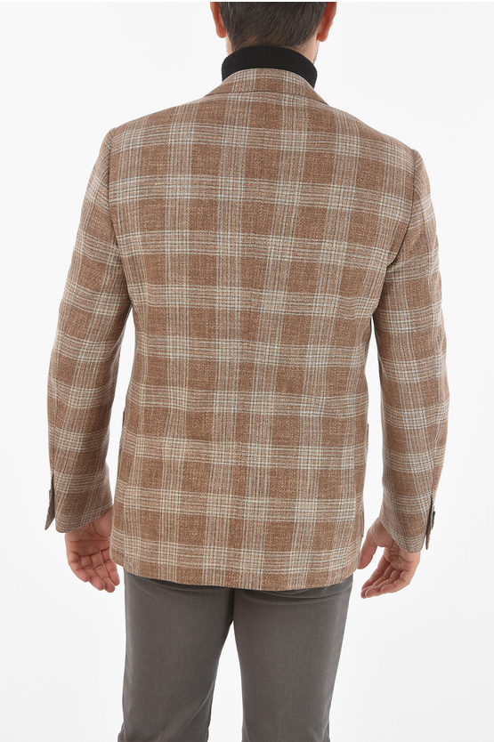 Corneliani Blazer ACADEMY SOFT with Gun Club Check Pattern men ...