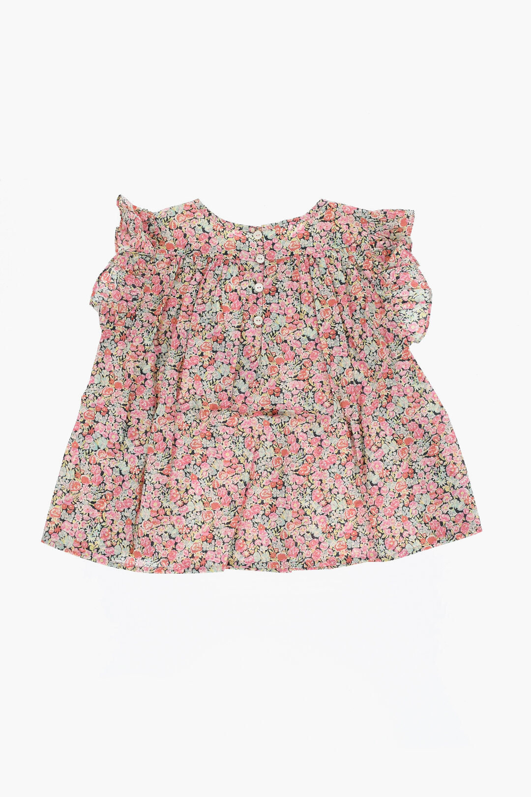 Bonpoint Blouse FIDJI with Floral Pattern and Draping girls - Glamood ...