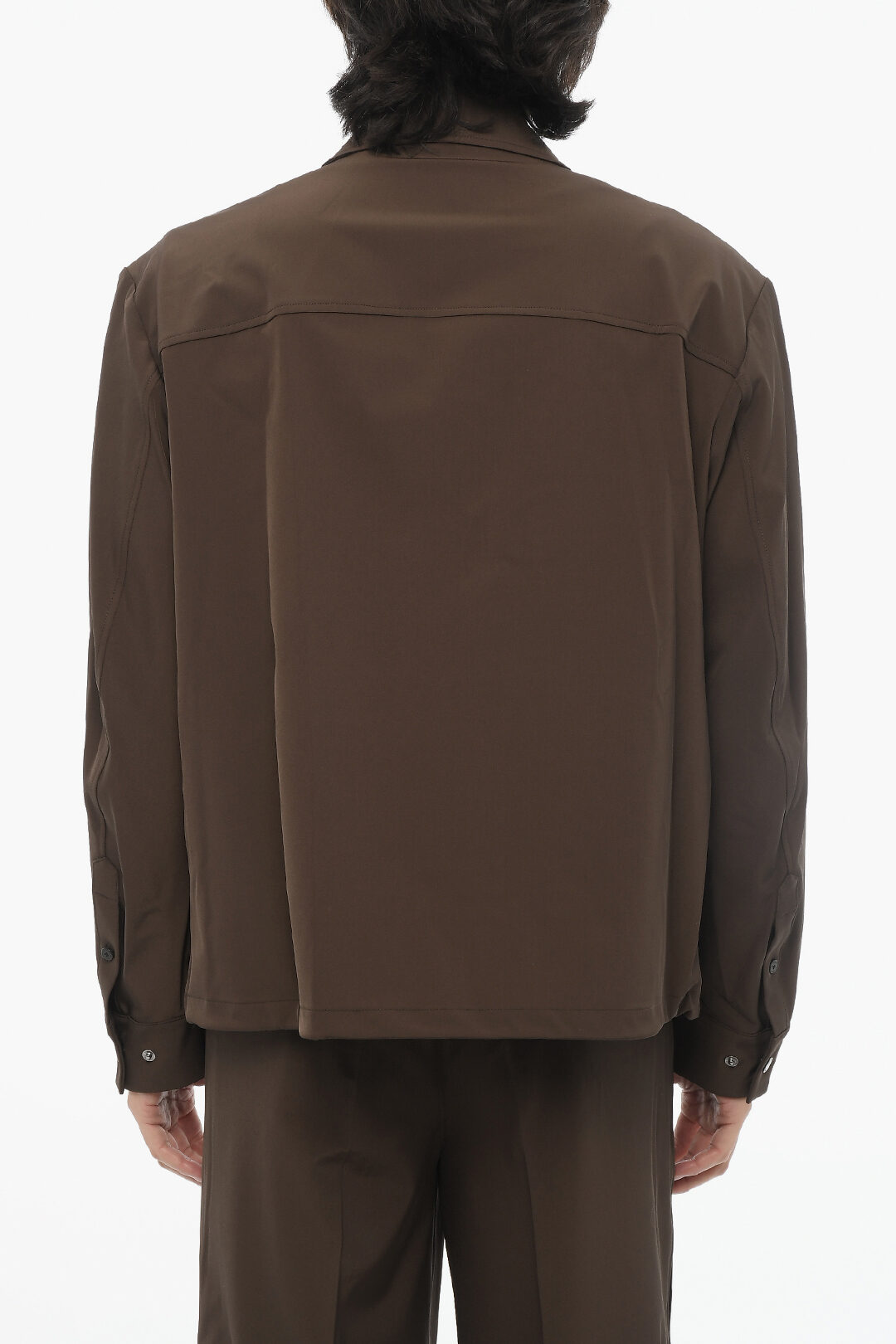 Neil Barrett Boxy Fit Overshirt with Snapp Buttons men - Glamood Outlet