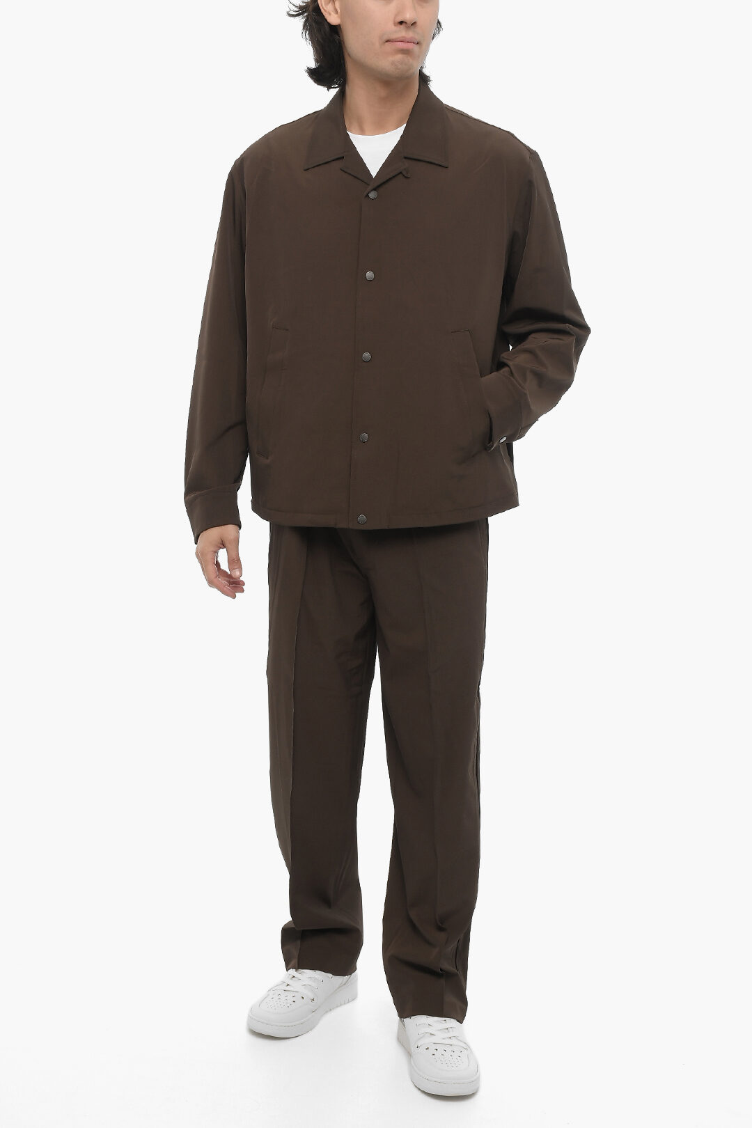 Neil Barrett Boxy Fit Overshirt with Snapp Buttons men - Glamood Outlet