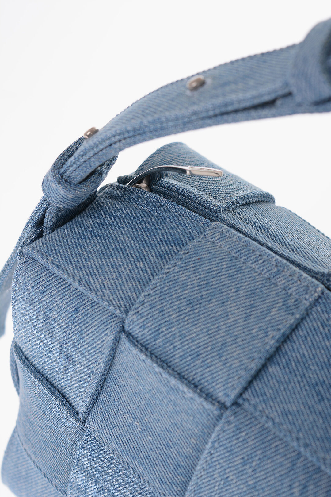 Bottega Veneta Braided Denim Shoulder Bag women - Glamood Outlet