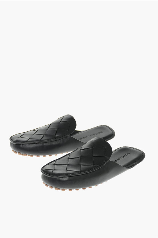 Bottega Veneta Braided Leather DOUGLAS Open-back Loafers men - Glamood ...