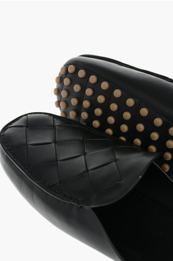 Bottega Veneta Braided Leather DOUGLAS Open-back Loafers men - Glamood ...