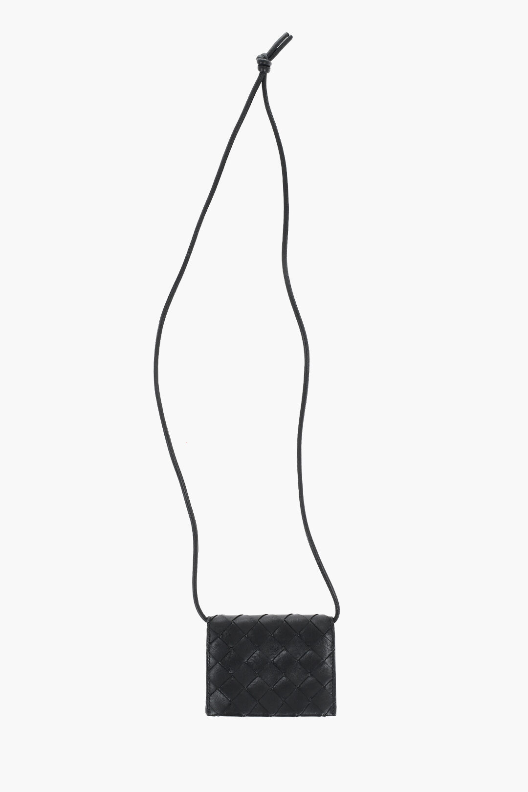 Bottega Veneta Braided Leather Neck Card Holder women - Glamood Outlet